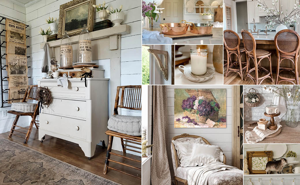 VINTAGE VIGNETTES | Shop Sales Events Antique Farmhouse