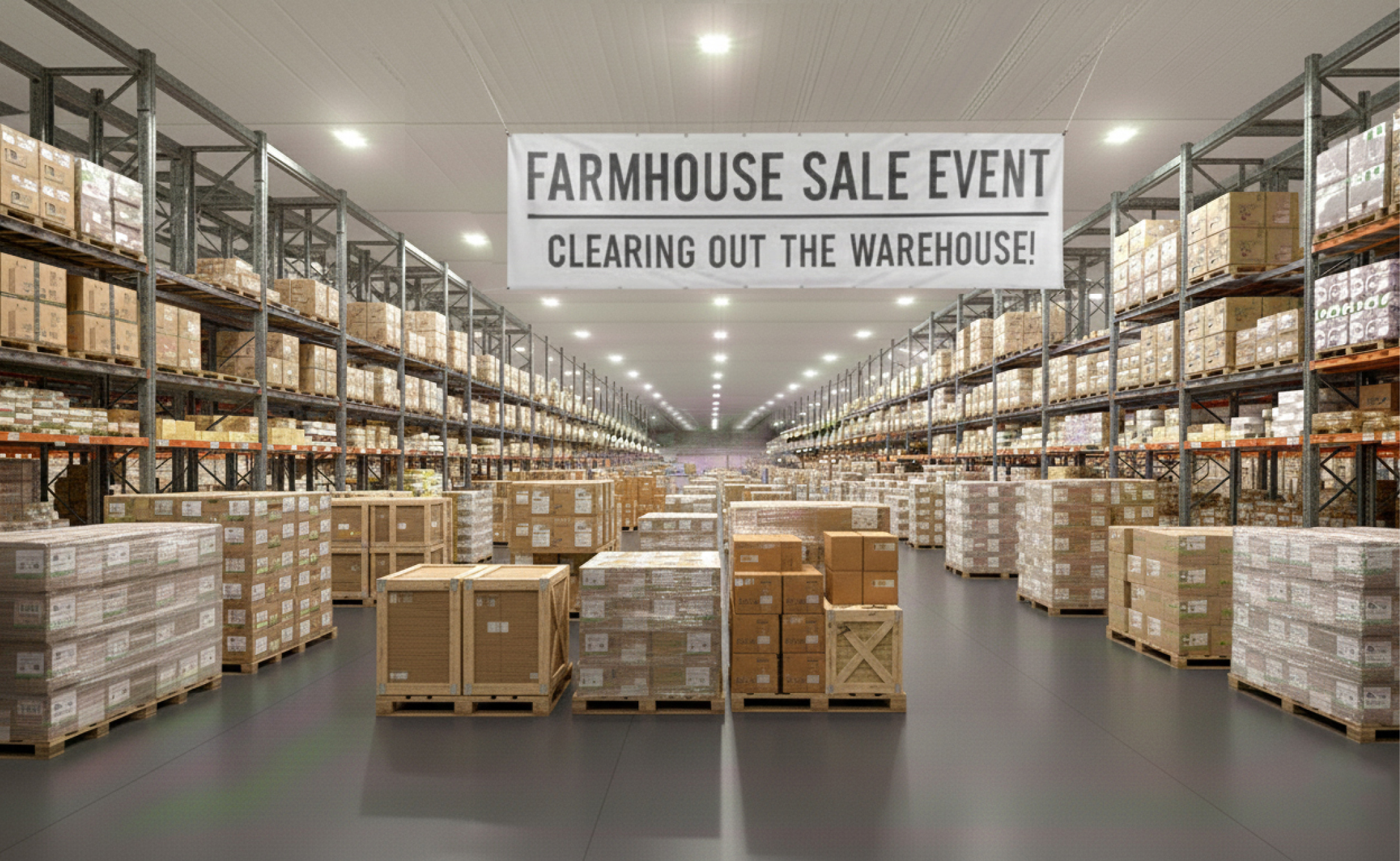 YEAR-END WAREHOUSE SALE | Shop Sales Events Antique Farmhouse