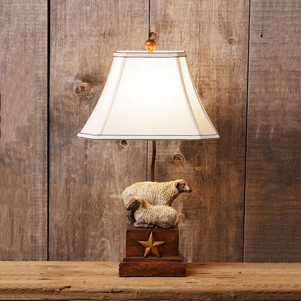 Decorative Sheep Lamp | Antique Farmhouse