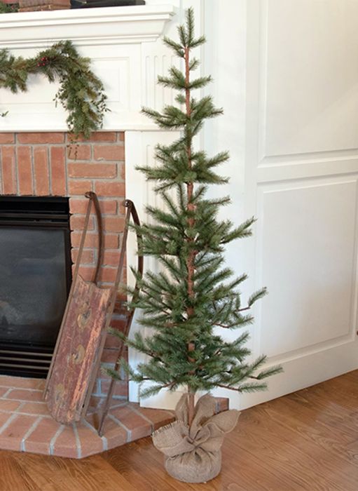 Skinny Pine Tree Decor | Antique Farmhouse