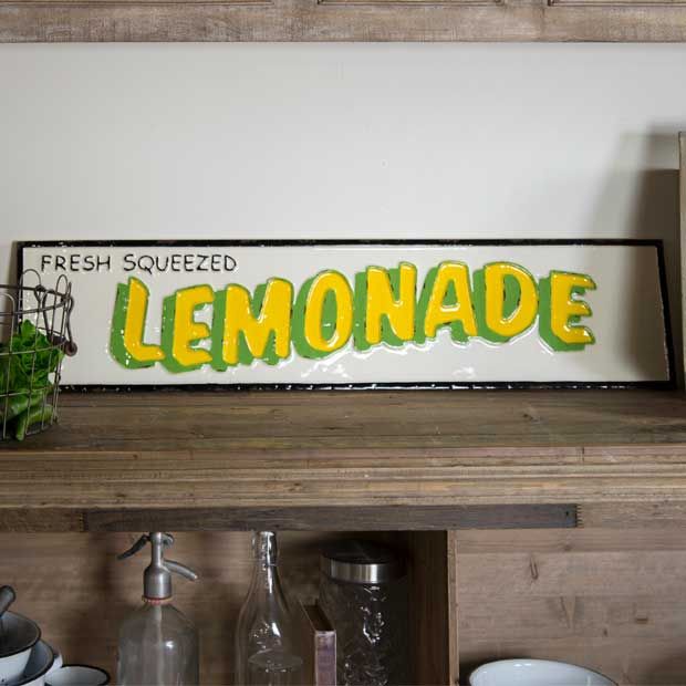 Fresh Squeezed Lemonade Sign | Antique Farmhouse