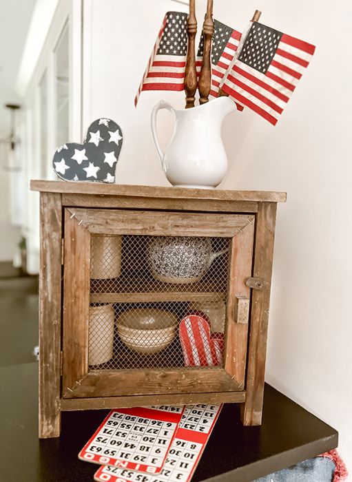 Amish Primitive Country Pie Safe | Antique Farmhouse