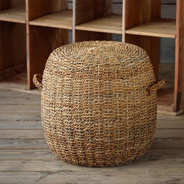 Braided Musa Leaf Stool | Antique Farmhouse