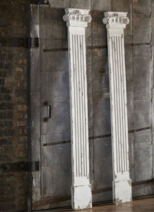 Column Wall Decor Set of 2 | Antique Farmhouse