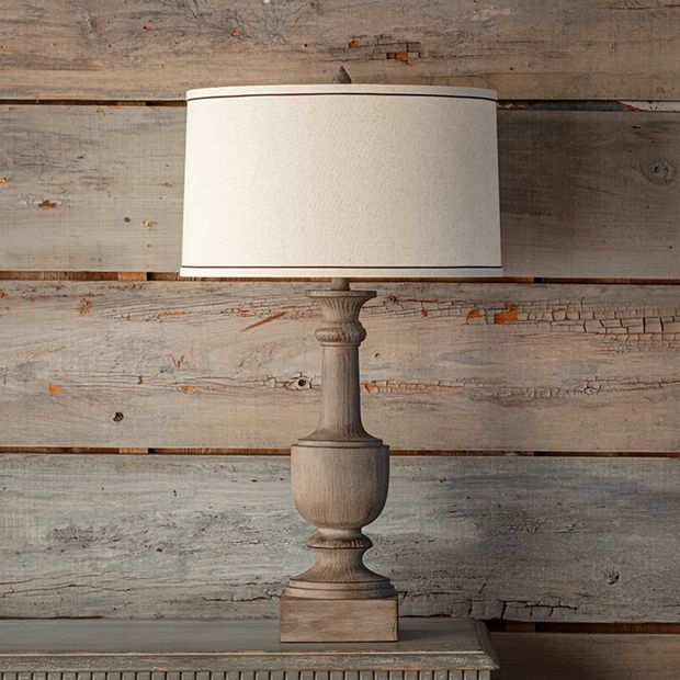 Casual Library Table Lamp | Antique Farmhouse
