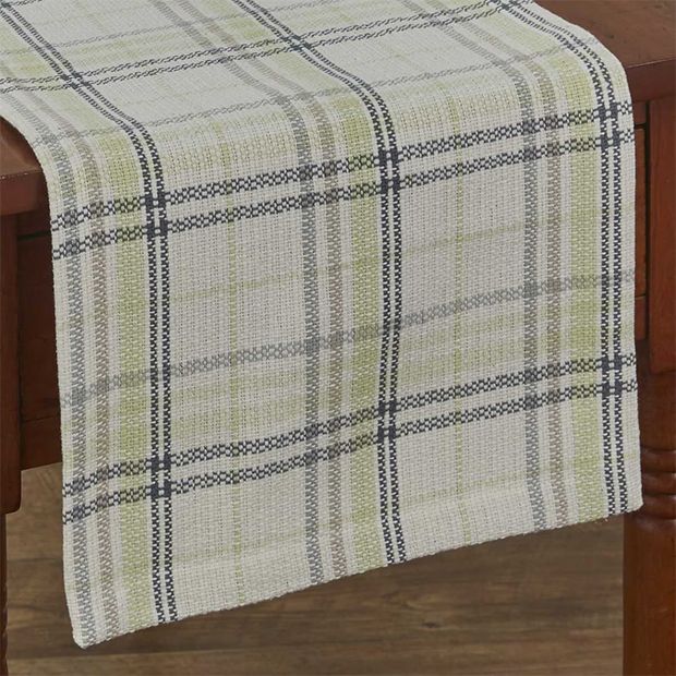 Casual Plaid Cotton Table Runner | Antique Farmhouse