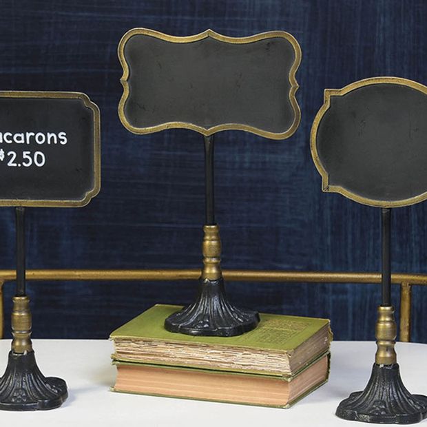 Chalkboard Sign Pedestal Stand | Antique Farmhouse