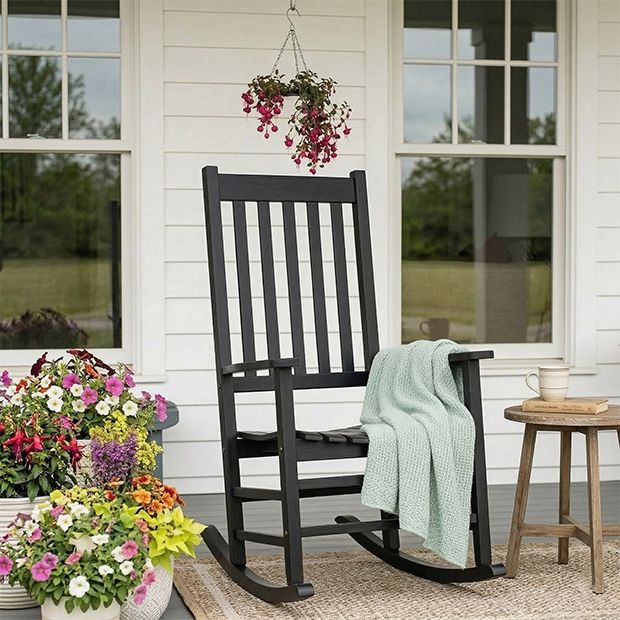 Classic Cottage Farmhouse Rocking Chair | Antique Farmhouse