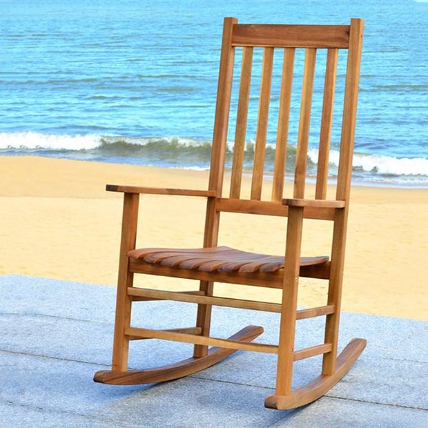 Classic Cottage Farmhouse Rocking Chair Natural | Antique Farmhouse