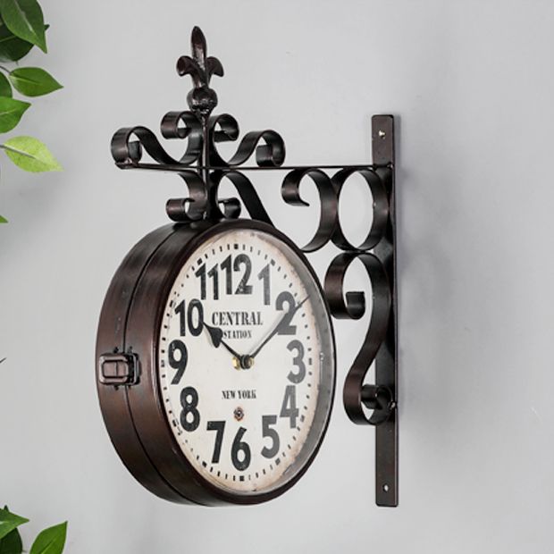 Classic Double Sided Clock | Antique Farmhouse
