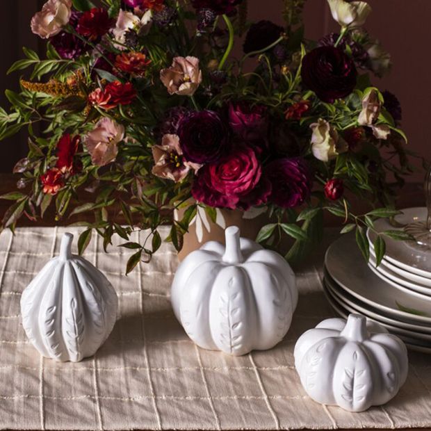 Classic Harvest Ceramic Pumpkin One of Each | Antique Farmhouse