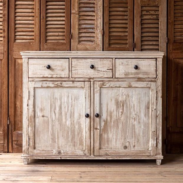 Cottage House Storage Cabinet | Antique Farmhouse