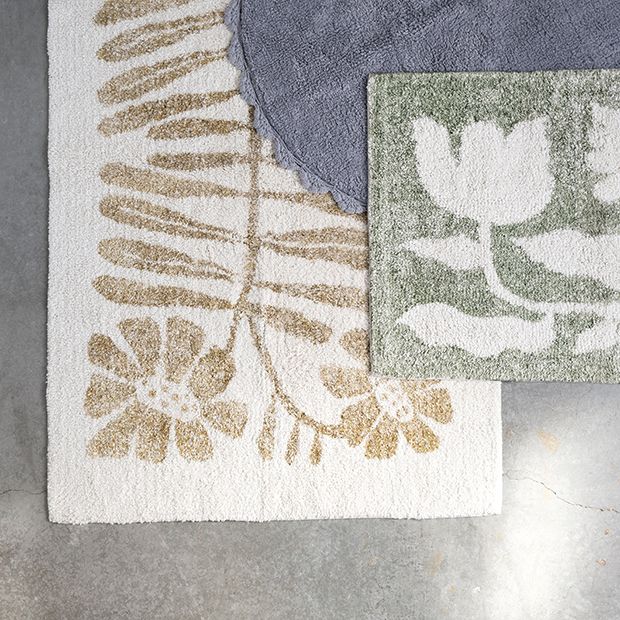 Cotton Tufted Accent Rug Collection | Antique Farmhouse