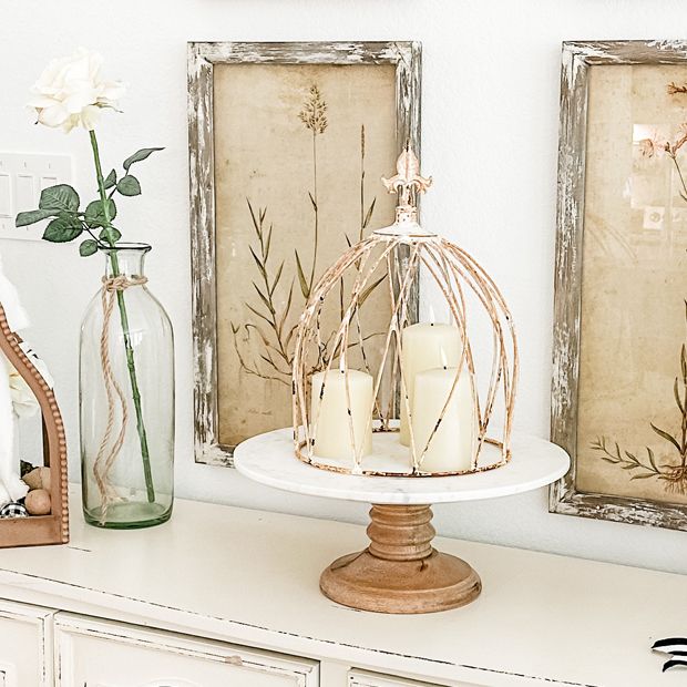 Crown Style Decorative Cloche | Antique Farmhouse