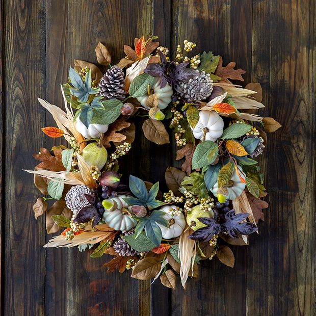 Harvest Hues Fall Wreath | Antique Farmhouse