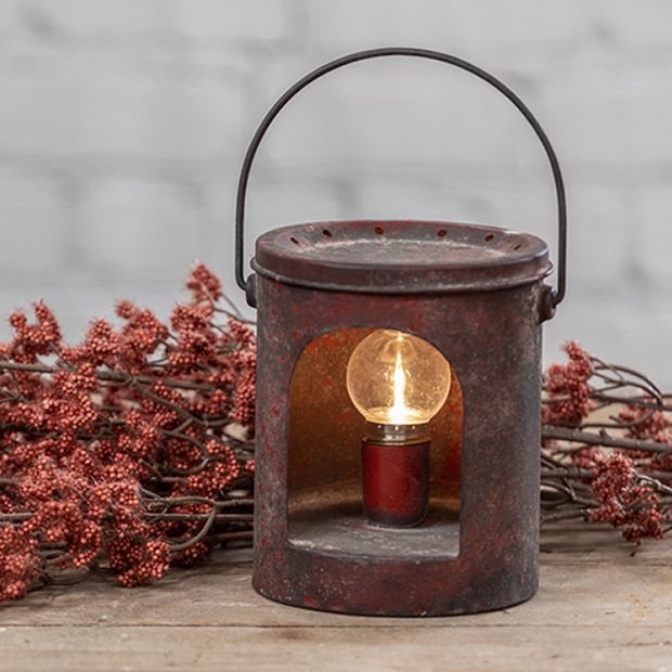 Dark Rustic Can Light | Antique Farmhouse