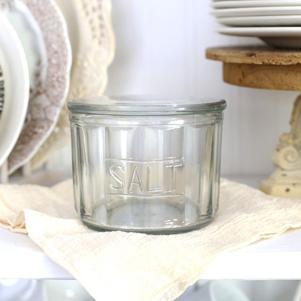 Depression Style Salt Cellar | Antique Farmhouse