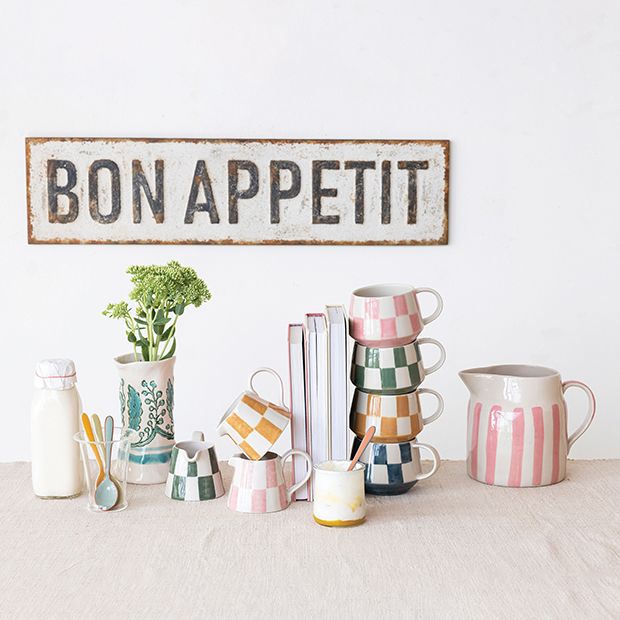 Embossed Bon Appetit Metal Wall Sign | Antique Farmhouse