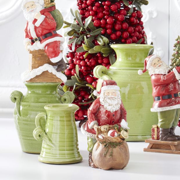 European Classics Ceramic Vase Collection Set of 4 | Antique Farmhouse