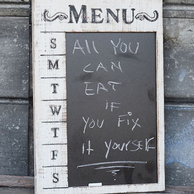 Rustic Farmhouse Weekly Menu Board | Antique Farmhouse