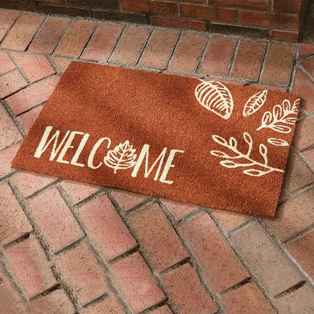 Fall Leaves Welcome Mat | Antique Farmhouse