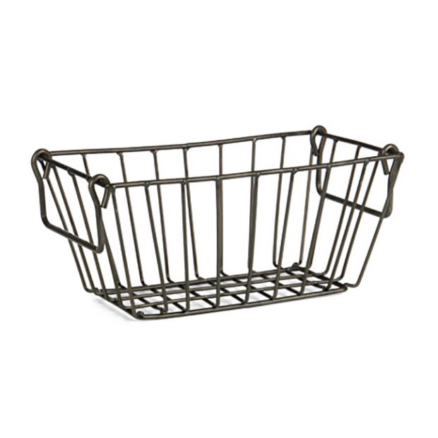 Farmhouse Wire Storage Basket 4.5 Inch | Antique Farmhouse