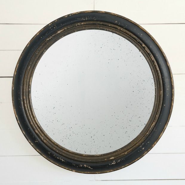 French Chic Round Mirror | Antique Farmhouse