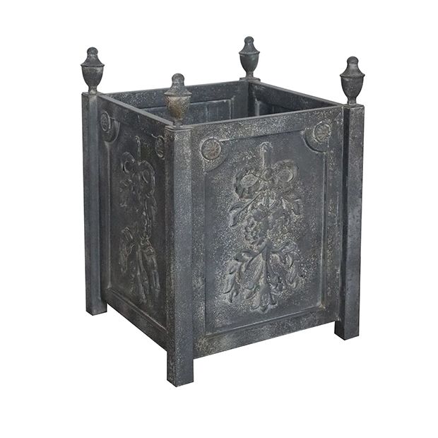 French Country Square Planter | Antique Farmhouse