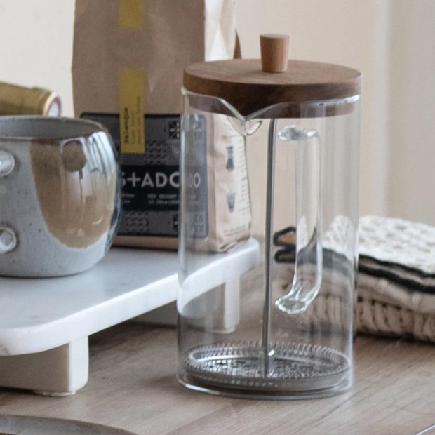 Glass French Press Coffee Maker | Antique Farmhouse