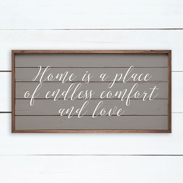 Home Is Wall Sign Antique Farmhouse
