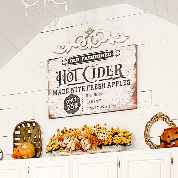 Hot Cider Canvas Wall Art | Antique Farmhouse