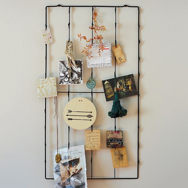 Large Metal Photo Wall Rack | Antique Farmhouse