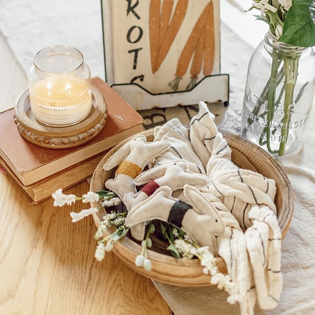 Leaping Bunny Bowl Filler Set of 6 | Antique Farmhouse