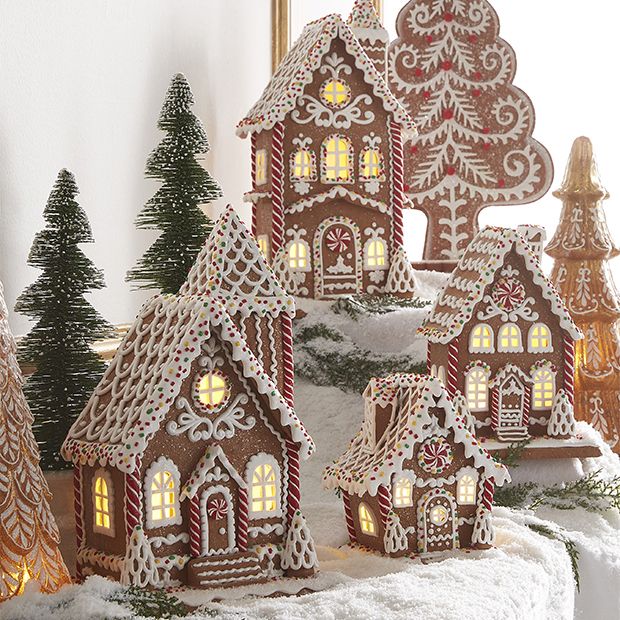 Lighted Sprinkle Gingerbread House | Antique Farmhouse