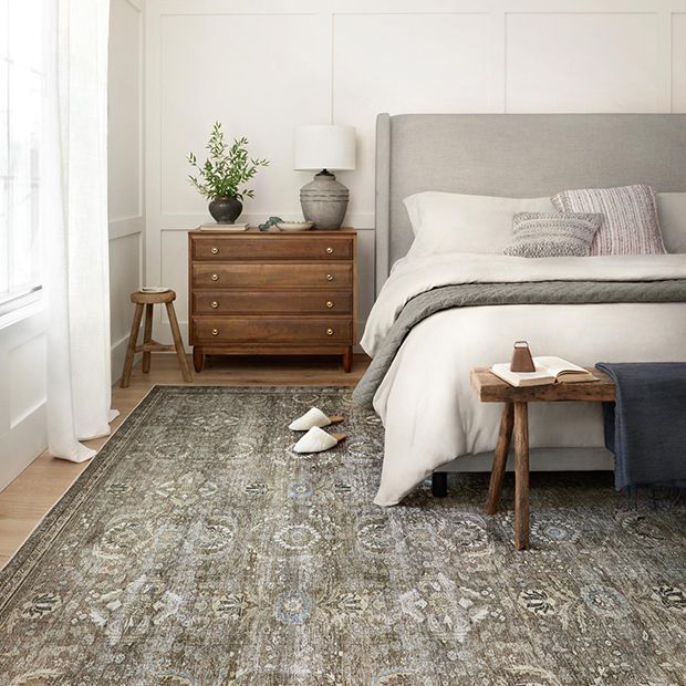 Loloi II Layla Collection Antique/Moss Rug | Antique Farmhouse