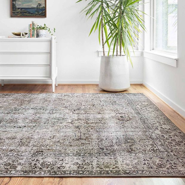 Loloi Layla Collection Taupe/Stone Rug | Antique Farmhouse