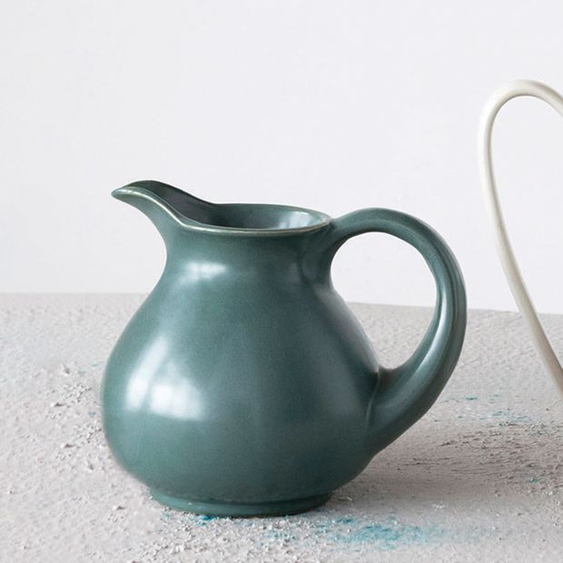 Matte Stoneware Beverage Pitcher | Antique Farmhouse
