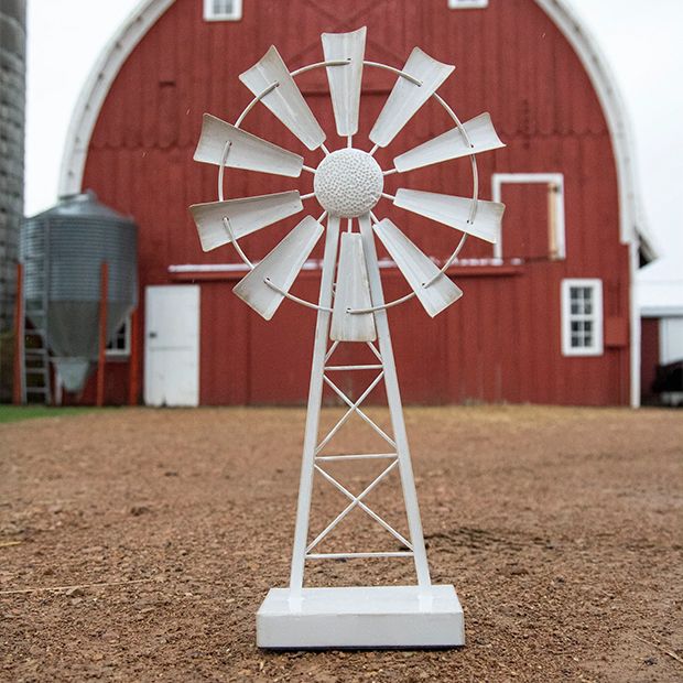 Modern Farmhouse Windmill Tabletop Decor | Antique Farmhouse