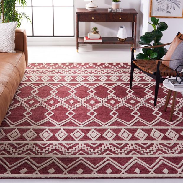 Modern Geo Abstract Area Rug | Antique Farmhouse