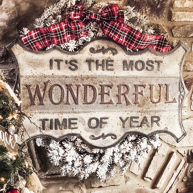 Most Wonderful Time Sign | Antique Farmhouse