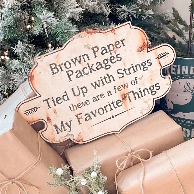 My Favorite Things Metal Wall Sign | Antique Farmhouse