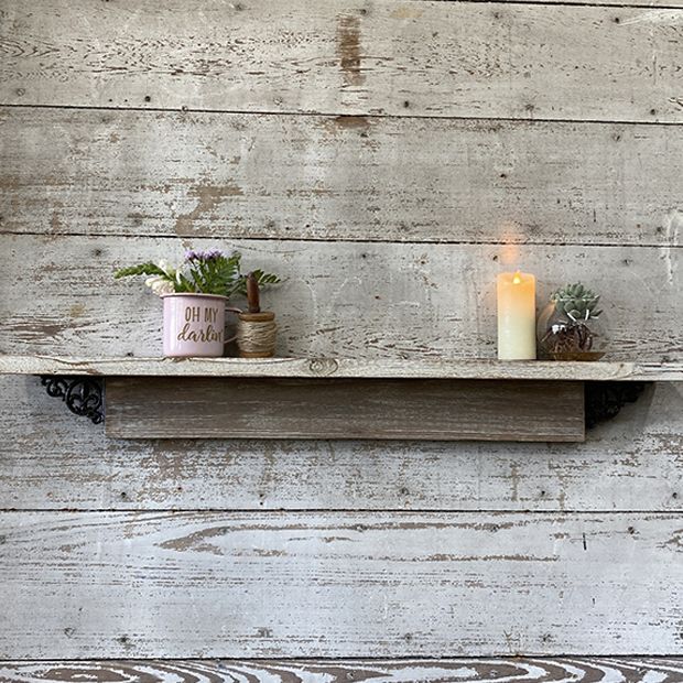 Narrow Display Shelf | Antique Farmhouse