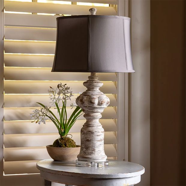 Neutral Accents Rustic Table Lamp | Antique Farmhouse