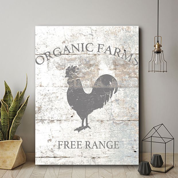 Organic Farms Modern Farmhouse Wall Decor | Antique Farmhouse