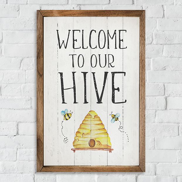 Our Hive Wall Art Antique Farmhouse