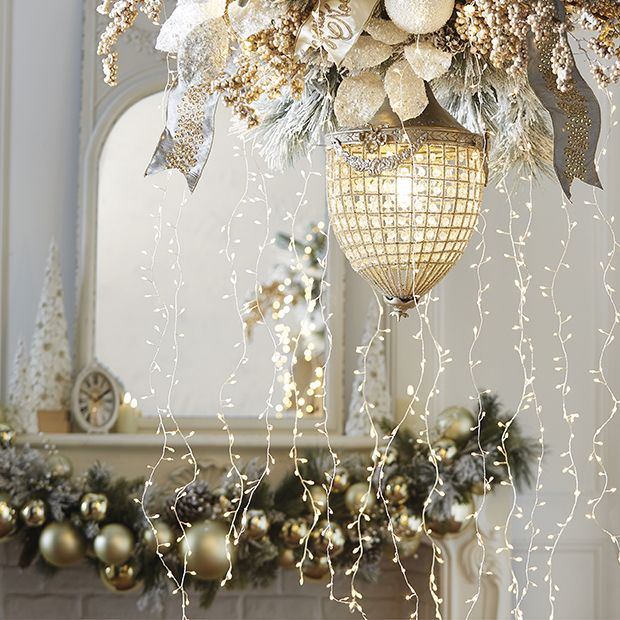 Pendant Cluster LED String Lights | Antique Farmhouse