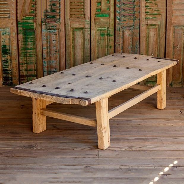 Reclaimed Barn Door Coffee Table | Antique Farmhouse