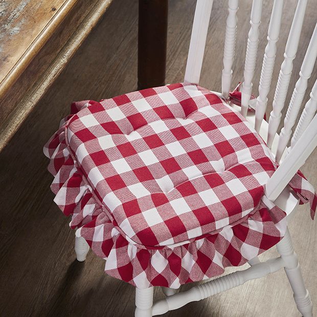 Buffalo Check Chair Cushions