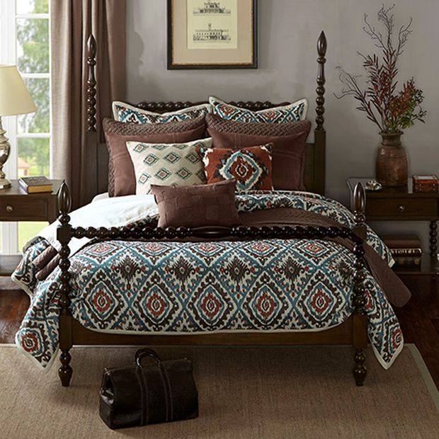 Rolling Pin Turned Post Bed Frame | Antique Farmhouse