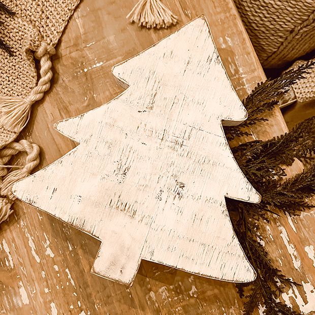 Rustic Christmas Tree Riser | Antique Farmhouse
